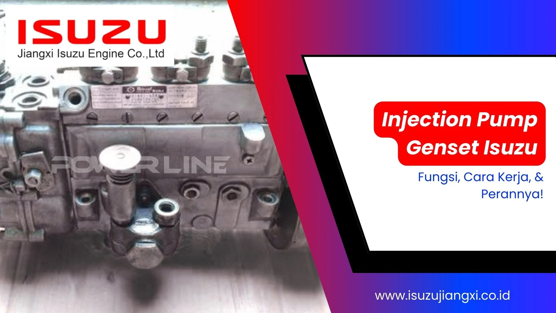 Injection Pump Genset Isuzu: Fungsi, Cara Kerja, & Perannya!